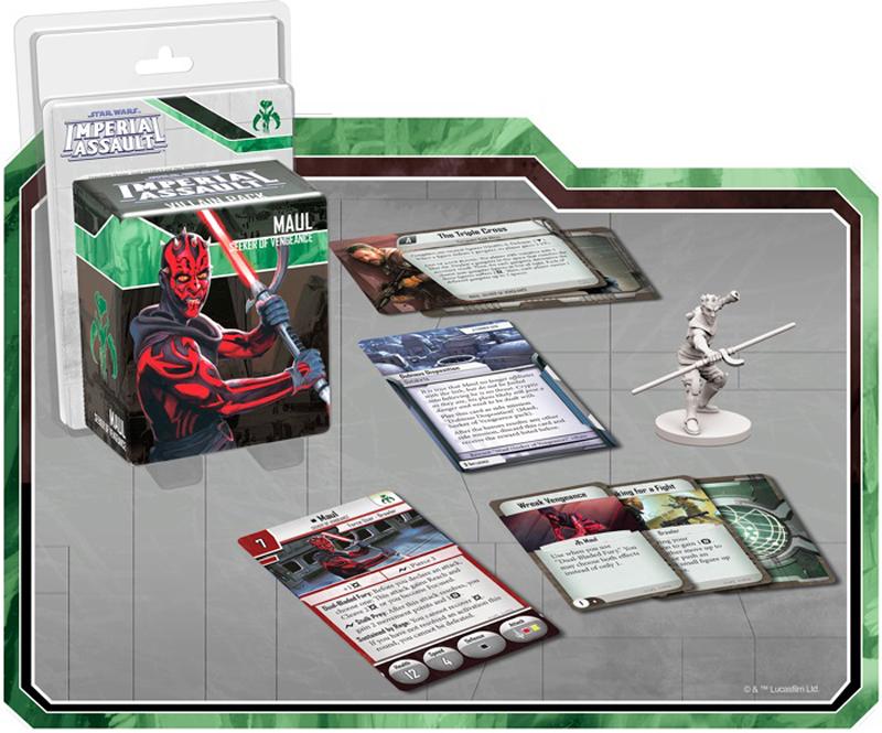 Star Wars Imperial Assault Maul Villain Pack Gameology Development Product